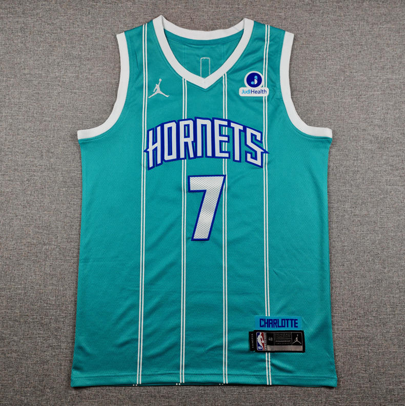 Camiseta Kon Knueppel Baloncesto #7 Charlotte Hornets 2026 Azul City ...